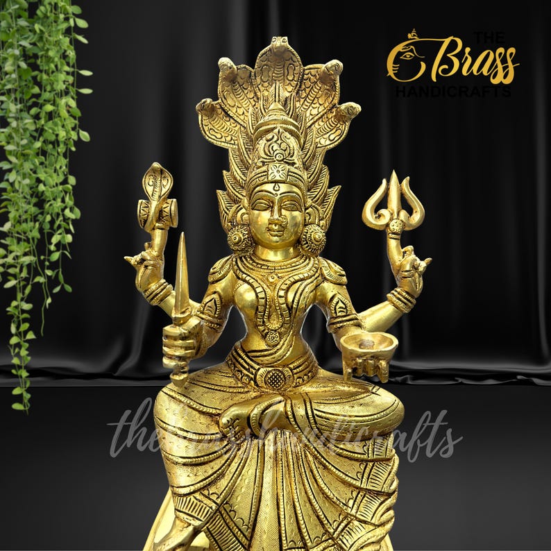 Brass Karmari Mariamman Idol, Karmari Devi, Karumari, Karumari Amman ...