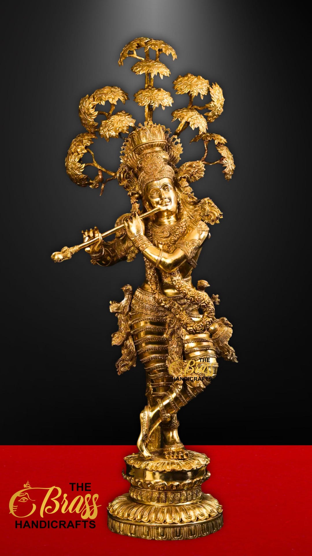 Handmade Krishna Banke Bihari Ji Figurine, SHREE KRISHNA Statue With ...