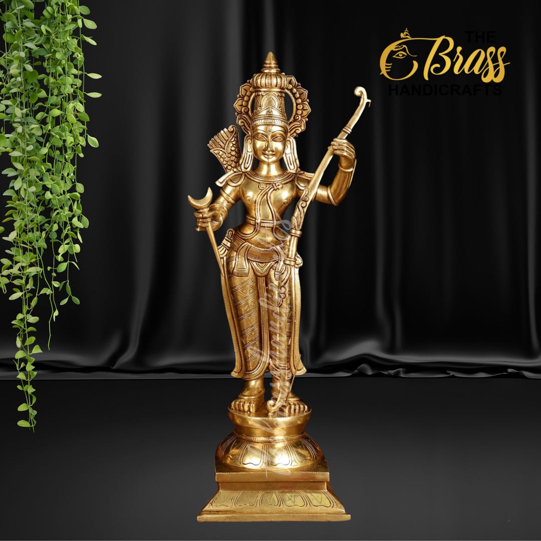 Brass Ram Statue, Ram Idol From South India for Home Decor, Temple ...