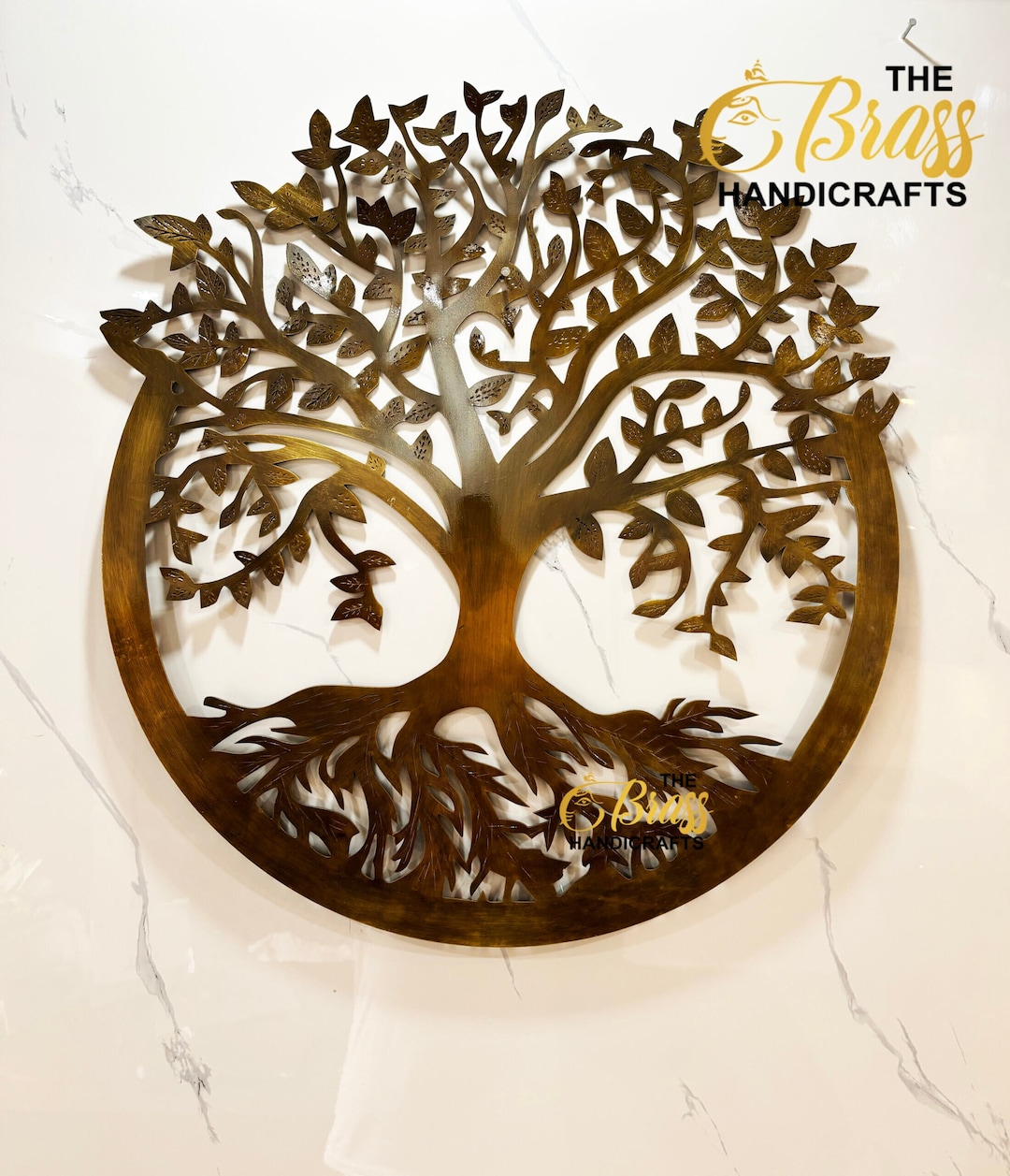 Pure Brass Tree Wall Hanging for Home Decor | Brass Tree of Life ...