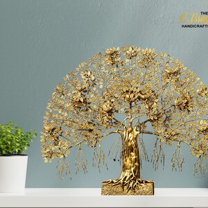 Brass Tree of Life With Stand | Kalpavriksha 100% Made From Pure Brass ...