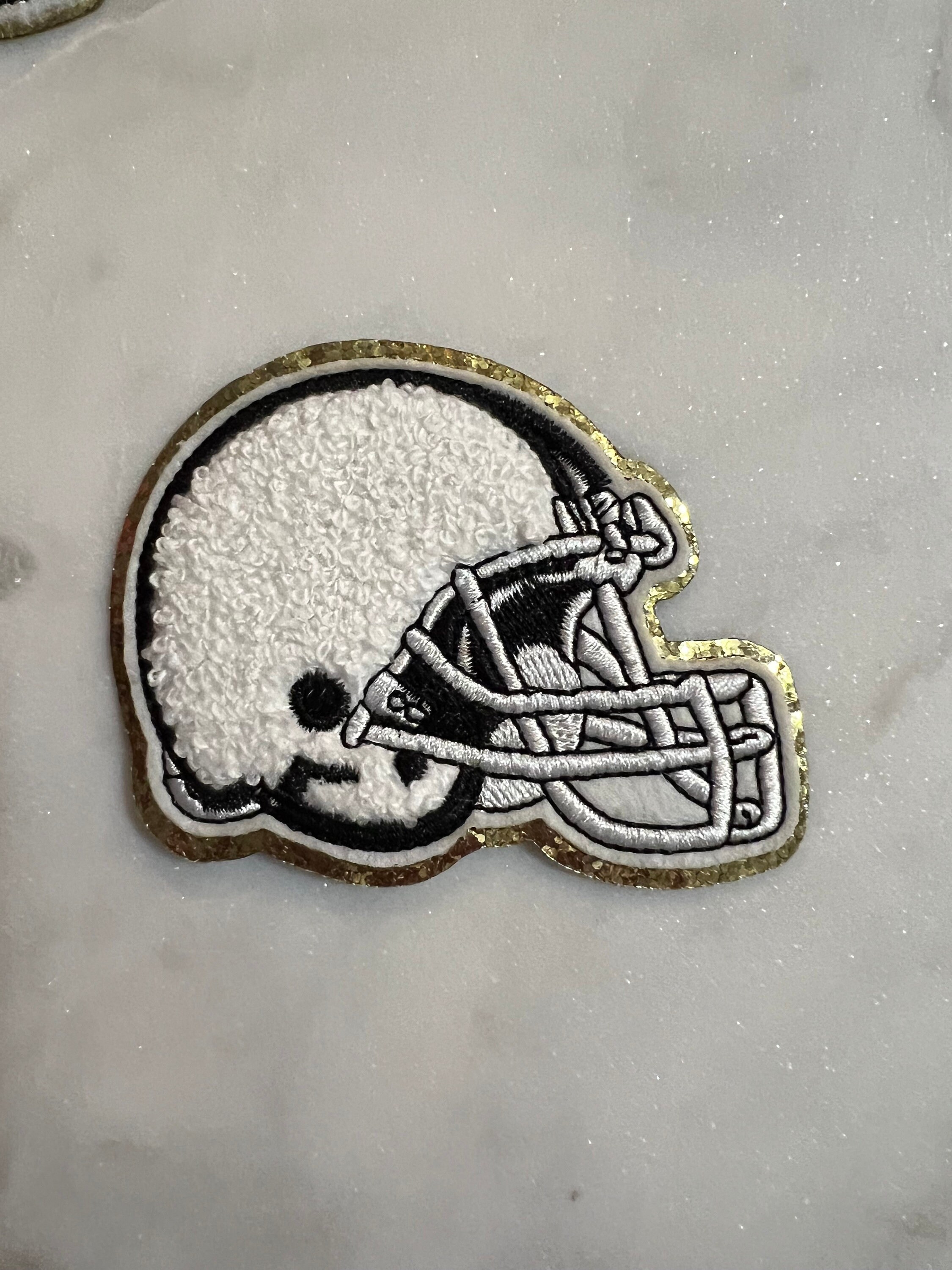 Game Day Helmet Football Trucker Hat Patch Sports Autumn Vibes Iron on ...