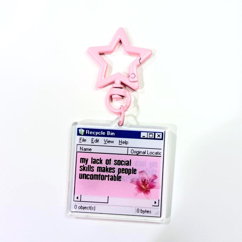 Windows 95 Vaporwave Aesthetic Keychain - Etsy