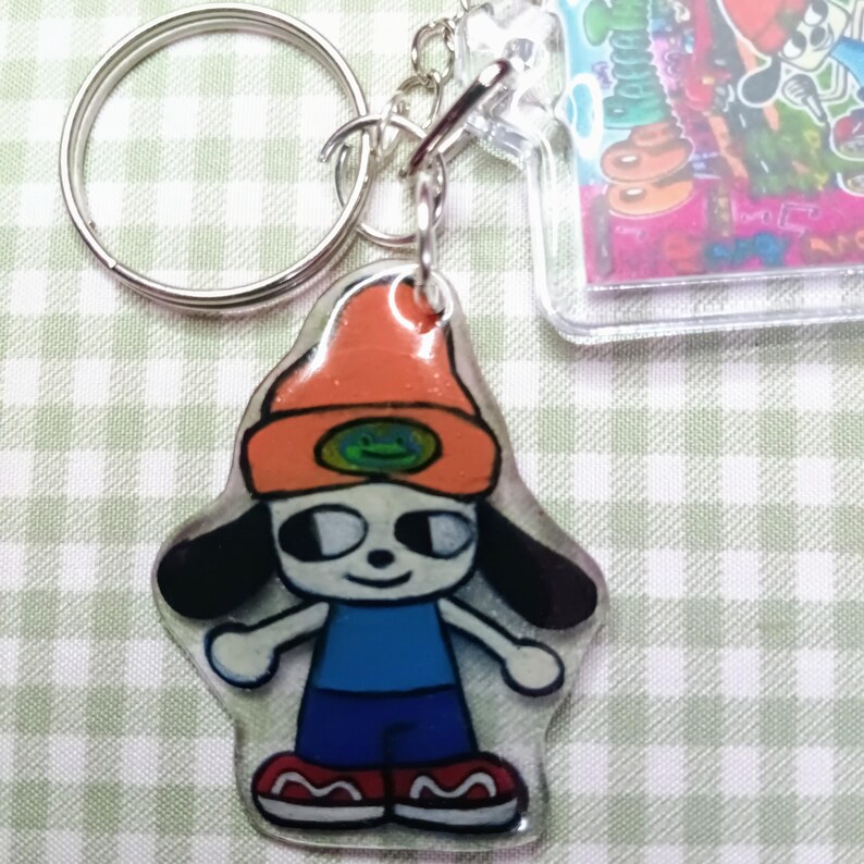 Parappa the Rapper Photo Keychain Y2k - Etsy