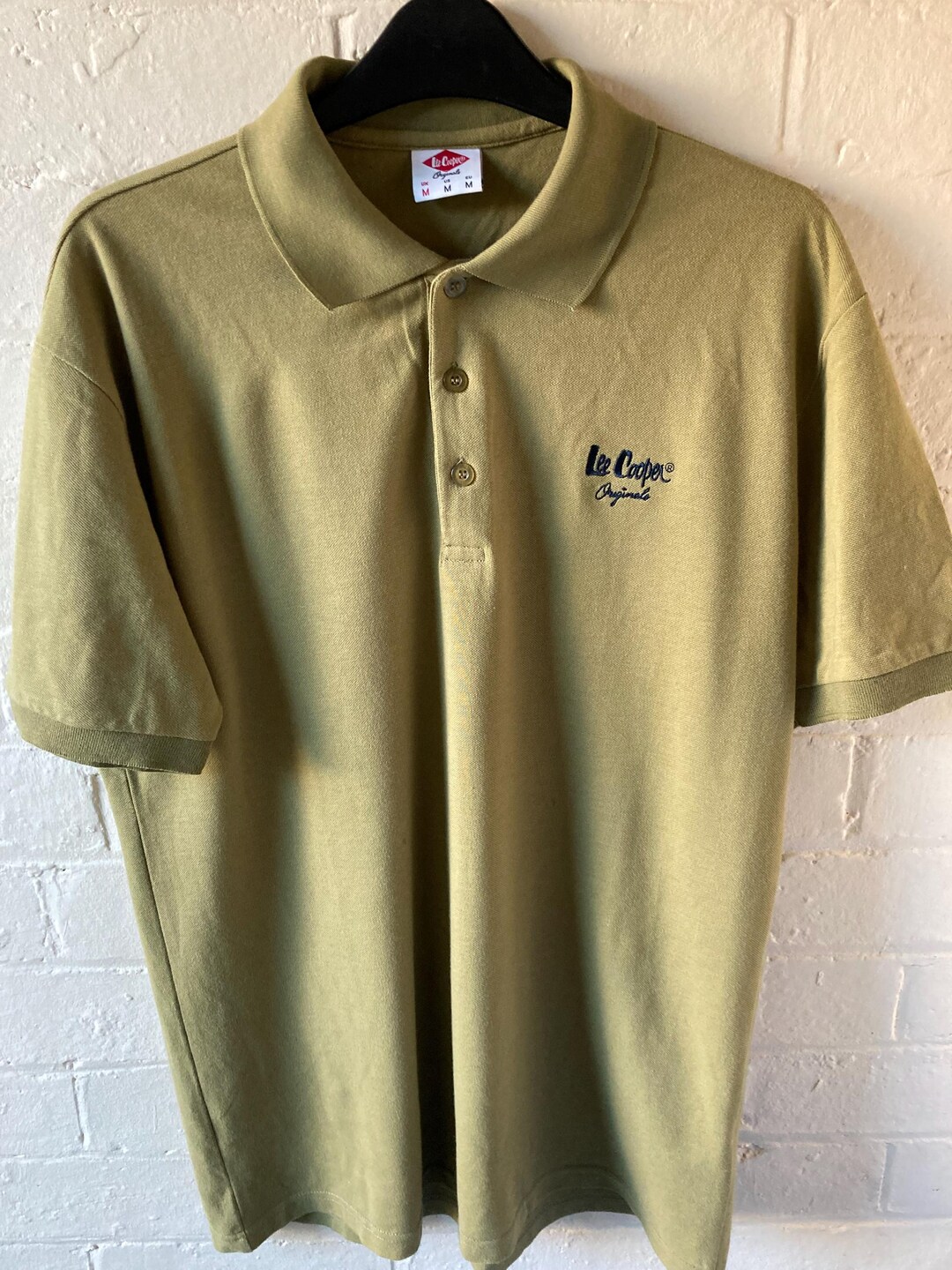 Lee Cooper Sage Green Polo Shirt, Regular Fit, Men's Polo, Classic ...