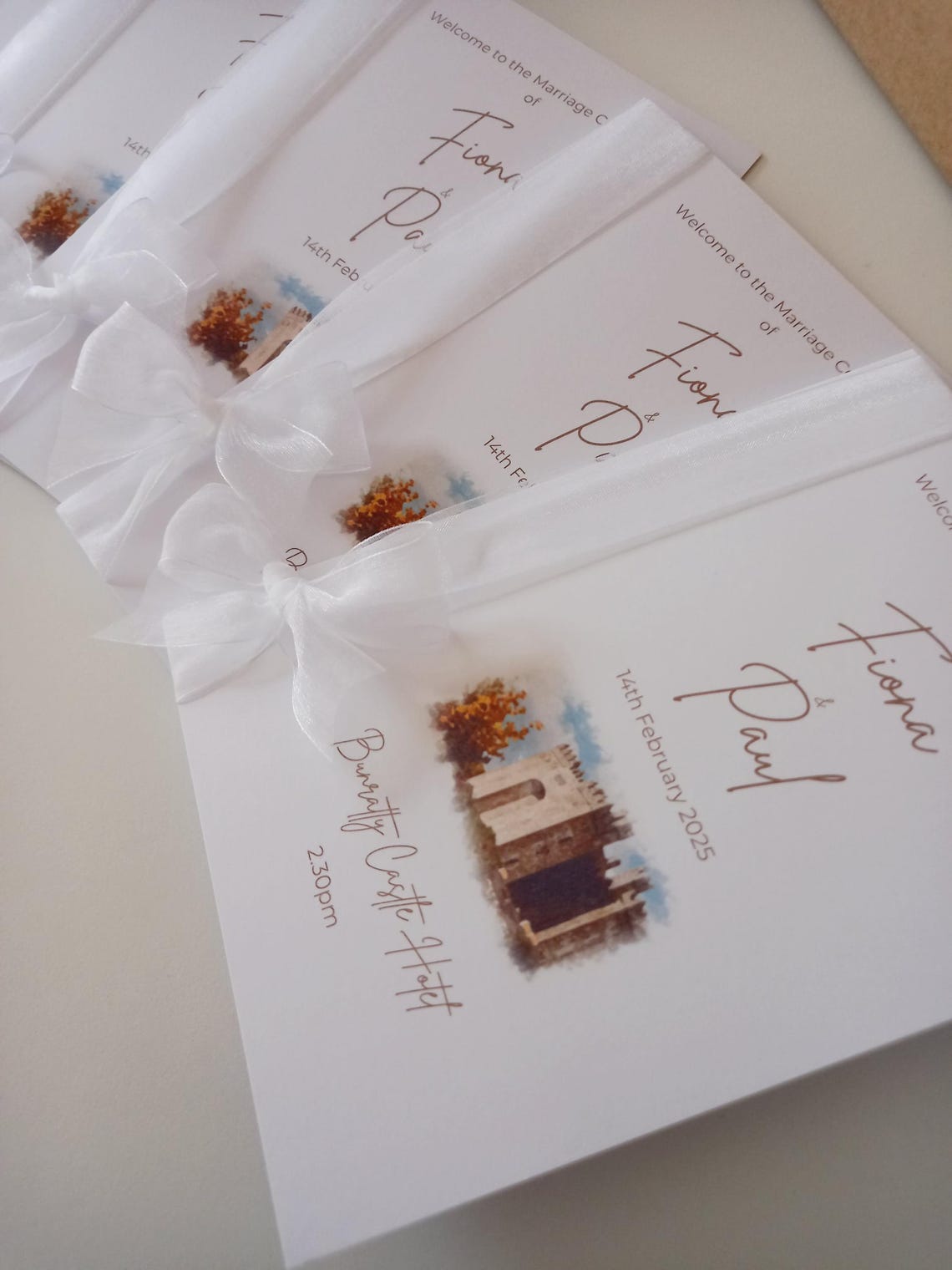 Ceremony Booklet Ceremony Program Order of Service Card Personalised ...