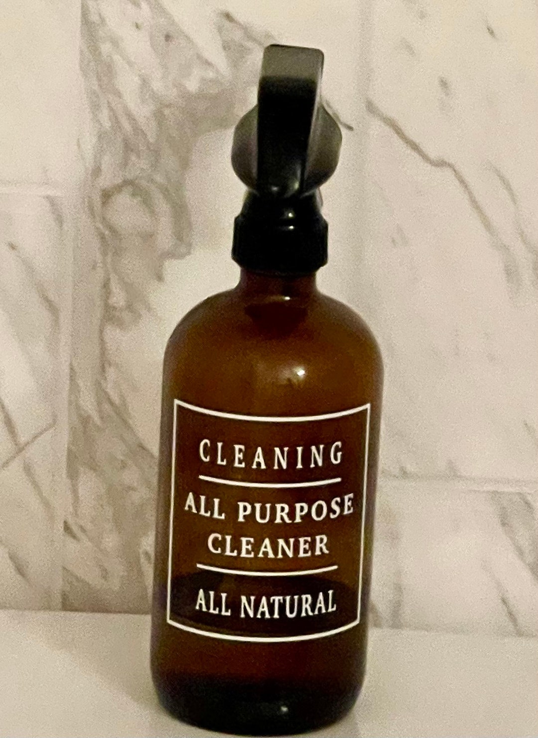 Labels/ Spray Bottle/ All Purpose Natural Cleaner/ Vinyl Label/ Kitchen ...
