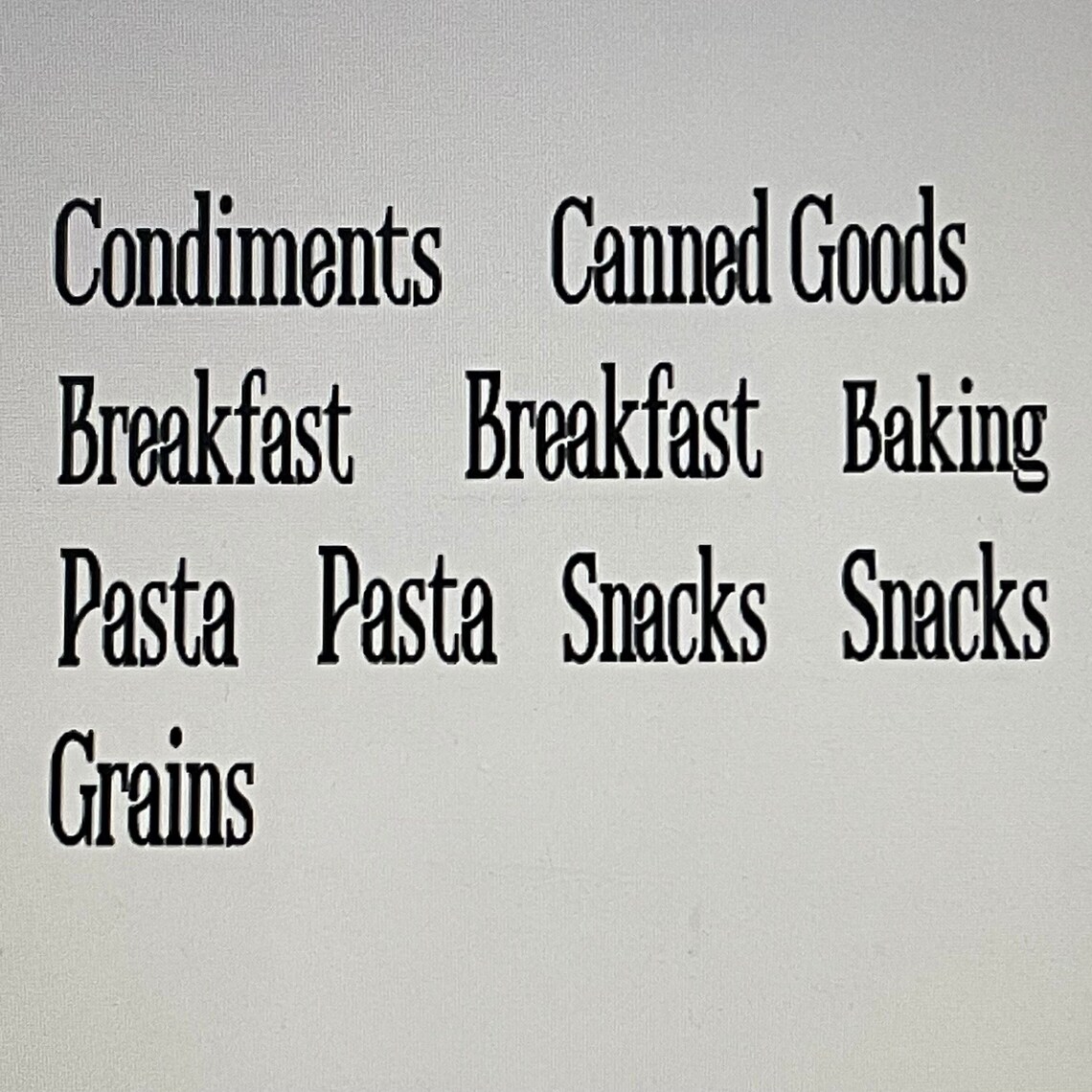Labels/ Pantry Labels Bundle/ Pantry/ Kitchen Signs/ Pantry Shelves ...