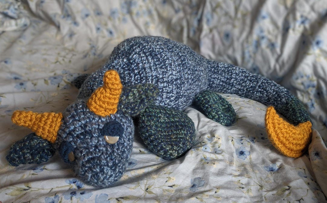 Luna the Loch Ness Monster, Large Crochet Plushie - Etsy