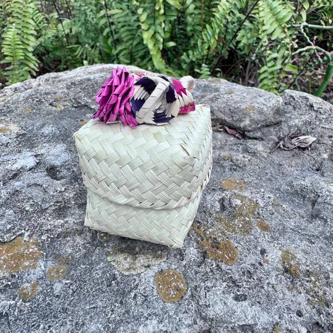 Handmade Oaxacan Palm Box Baskets - Etsy