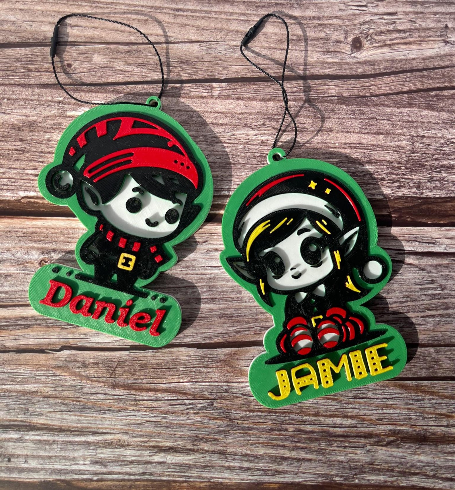 Personalized Elf Christmas Ornament. A Customized Gift That's the ...