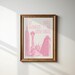 New York City Print Poster Preppy Wall Art, NYC Pink Cute Girly ...