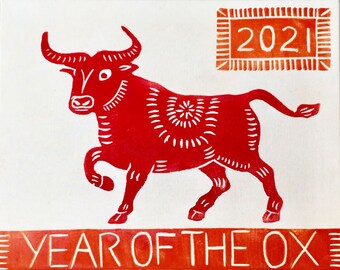 Sandpiper Linocut Card Printmaking - Etsy