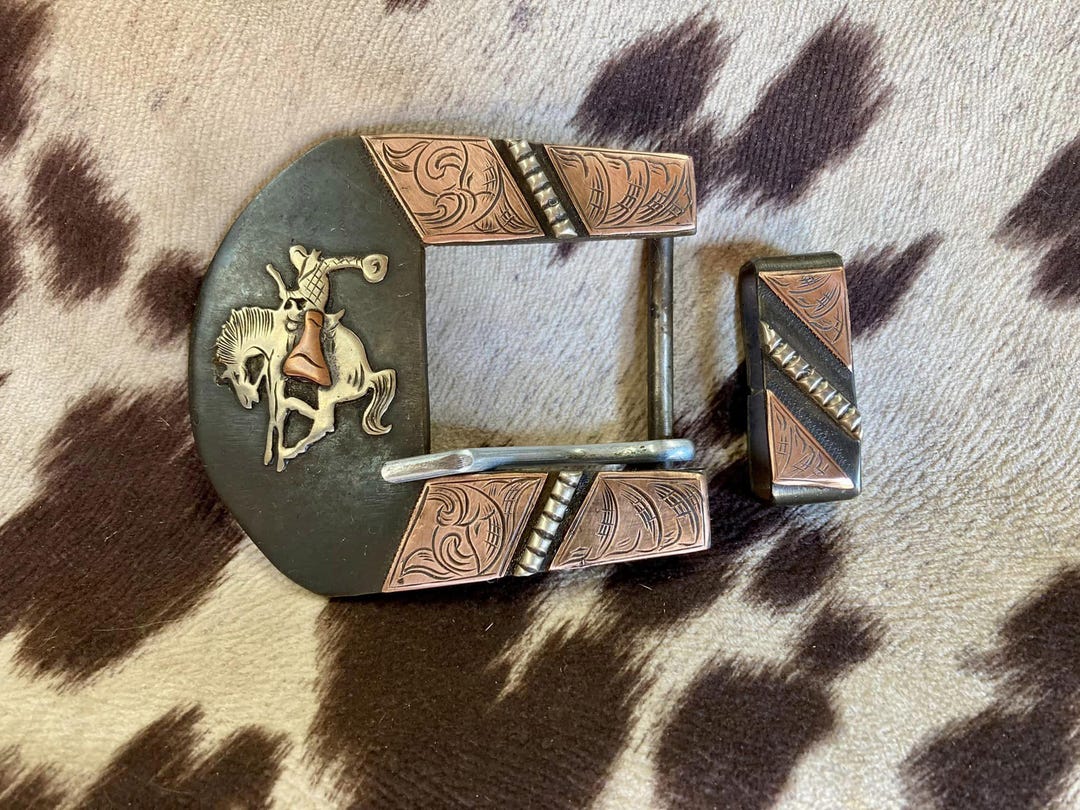 Mens Belt Buckle, Mens Ranger Buckle, 2 Piece, Western Belt Buckle ...