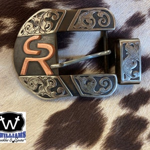 CUSTOM Belt Buckle Mens Ranger Buckle 2 Piece Western Belt Buckle Cattle Brand Steel Buckle Personalized Engraved Mens Rodeo Cowboy Etsy