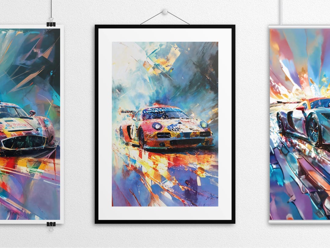 Porsche 911 Art Print, Vintage Porsche Print, Porsche Wall Art, Fathers ...