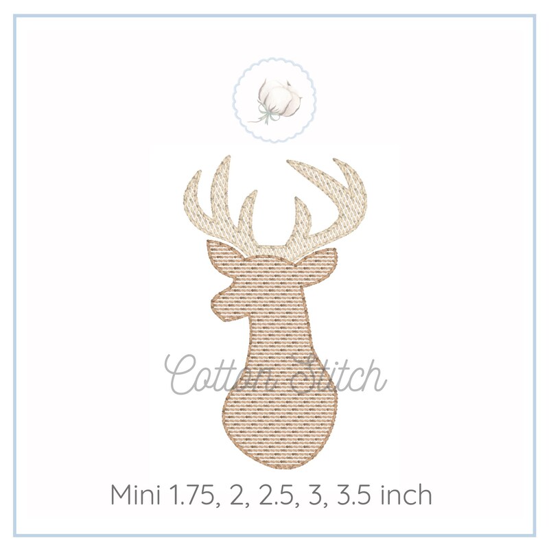 Deer Embroidery - Etsy