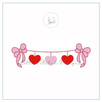 Colleen Frame With Bow Embroidery Design (digital Download) - Etsy