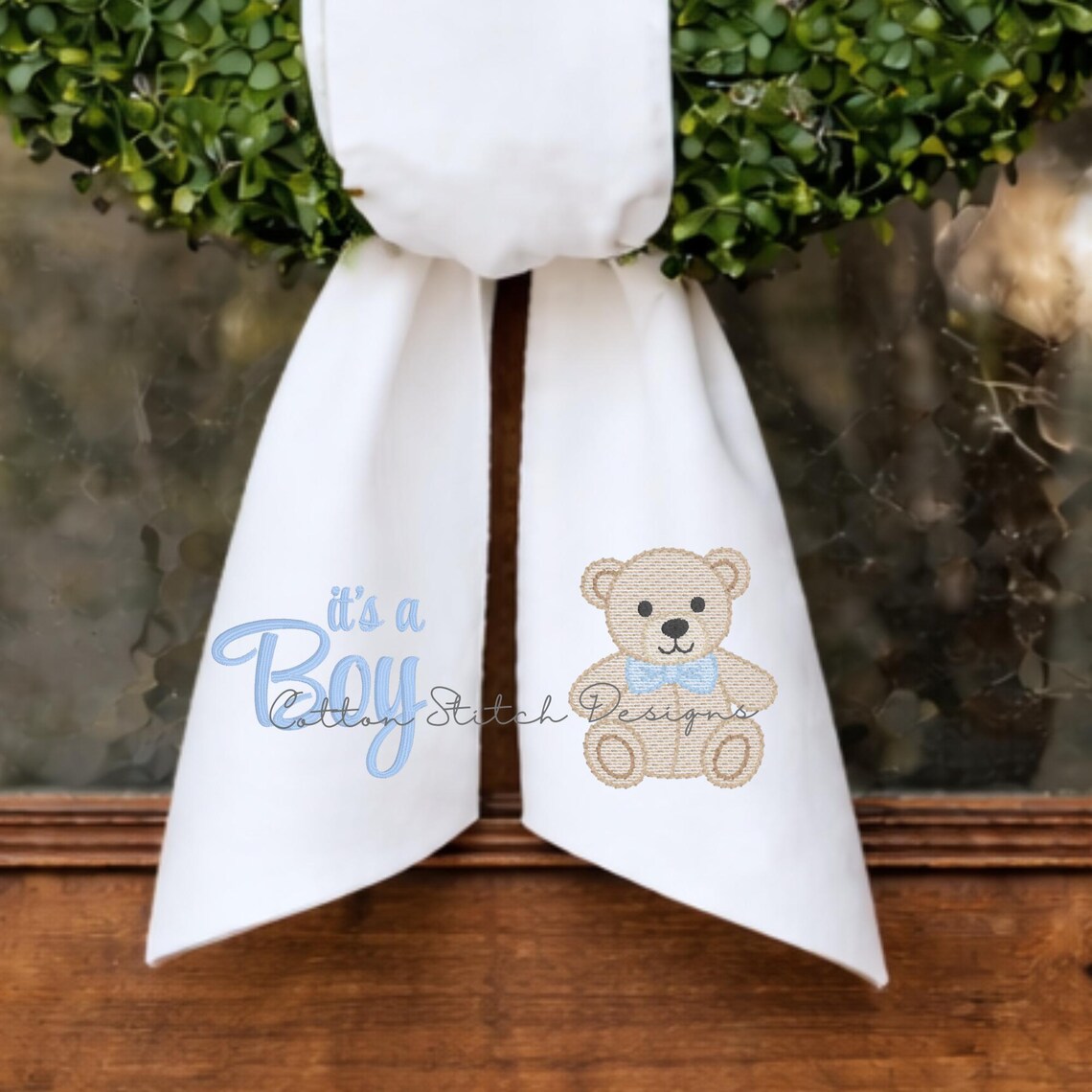 Teddy Bear With Bow Tie Sketch Stitch Machine Embroidery Design - Etsy
