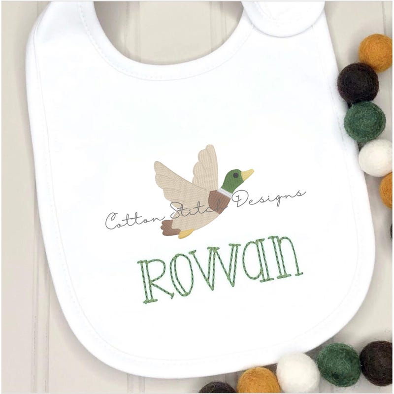 Stitched Duck Flying - Etsy