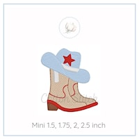 Cowboy Applique - Etsy