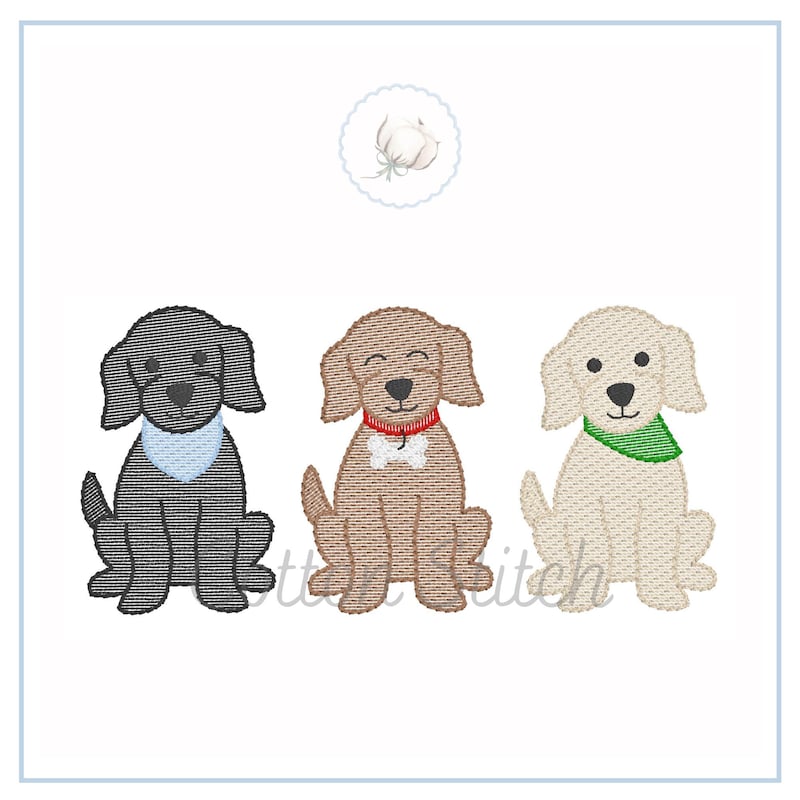 Lab Embroidery Design - Etsy