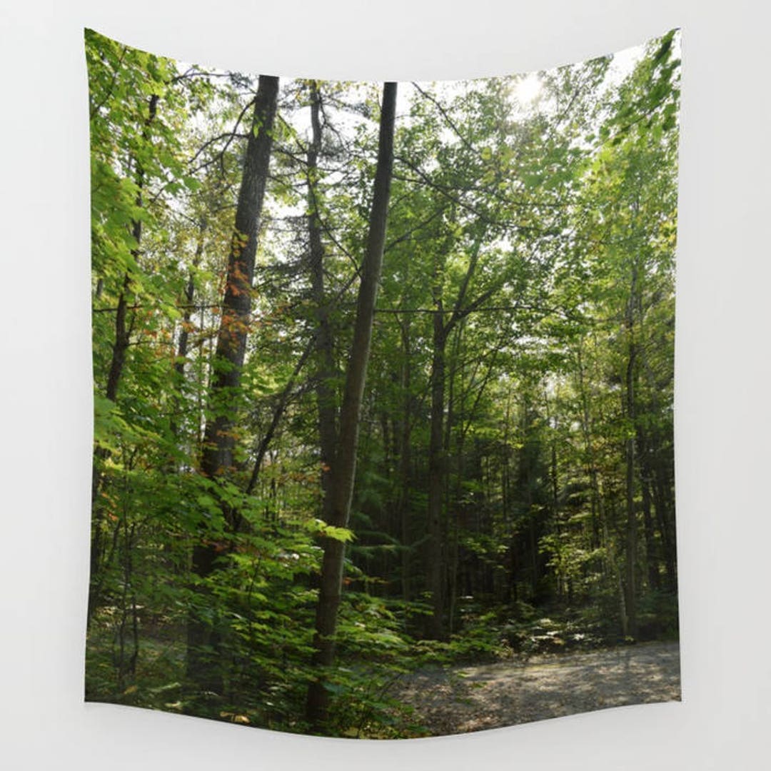 Wall Tapestry, Wall Hanging, Forest Tapestry, Landscape Tapestry, Photo ...