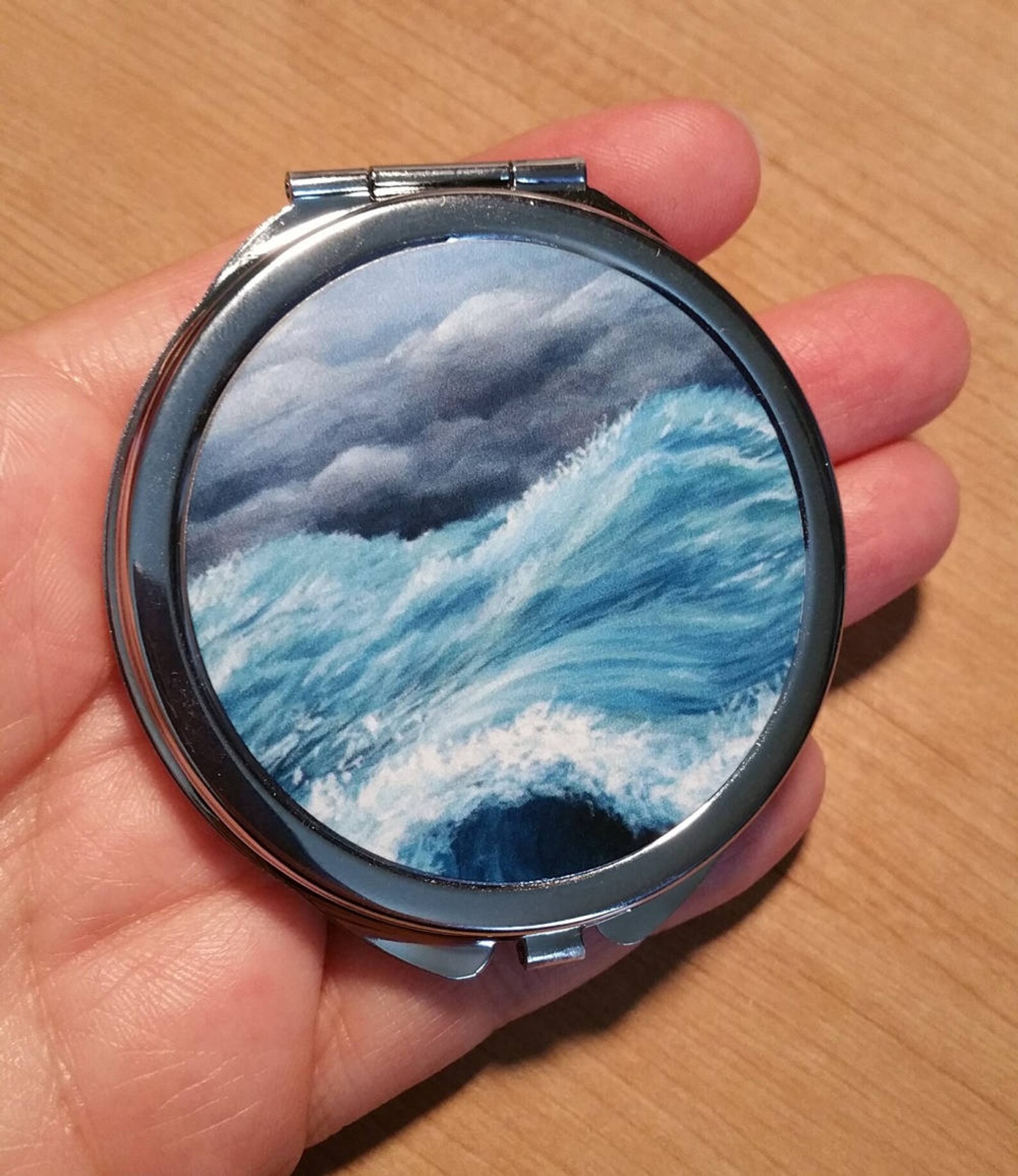 Mirror Compact Mirror Pocket Mirror Purse Bag Accessory Hare - Etsy