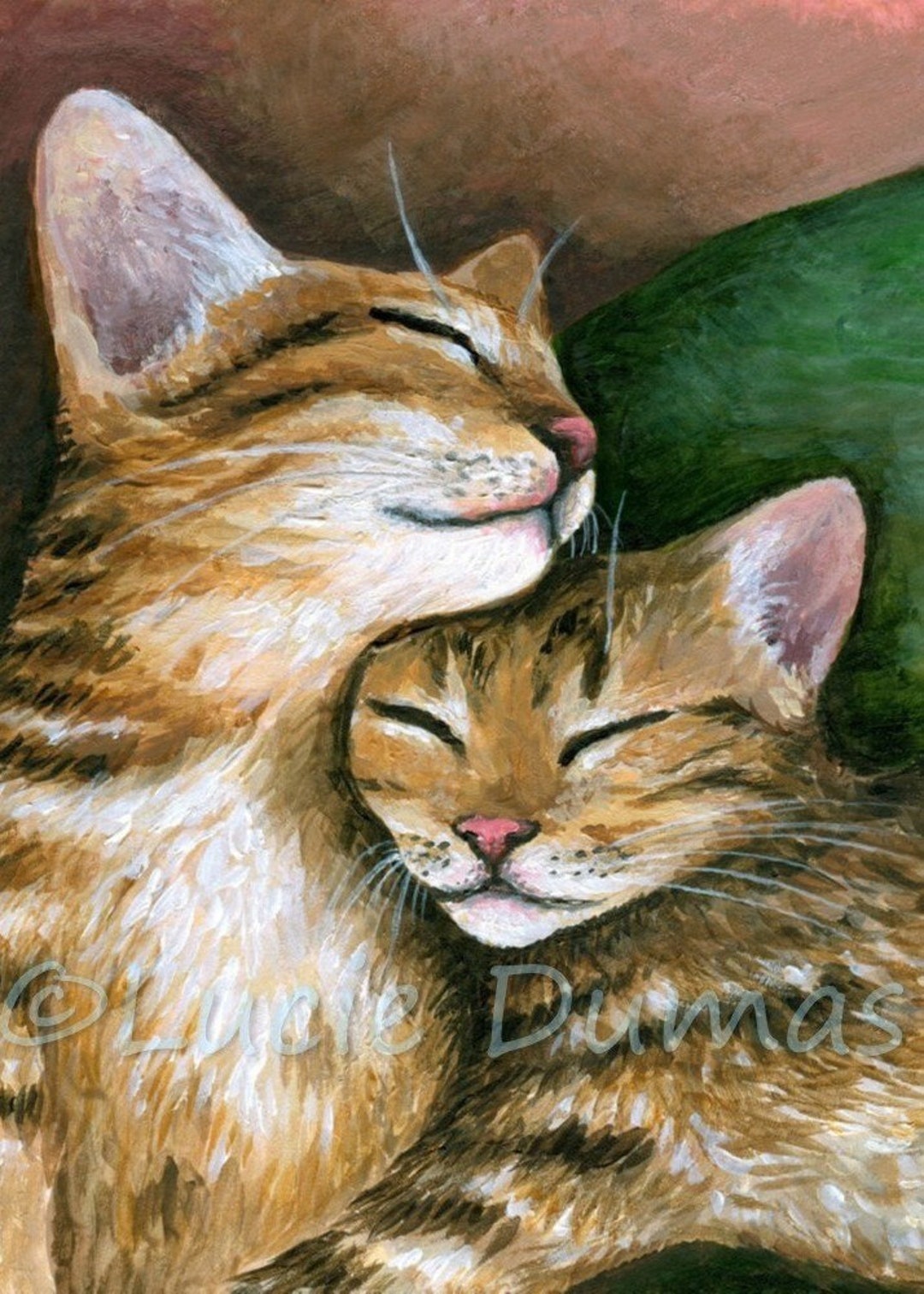 Laminated Fridge Magnet, Cat Magnet, Print, ACEO, Cat 603 Kitten Art ...