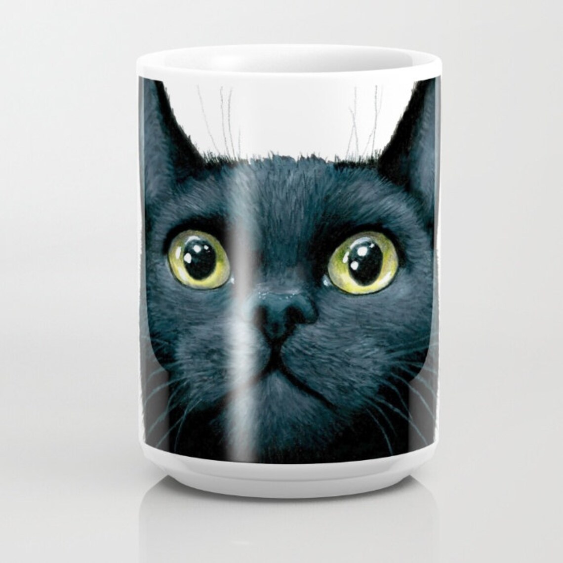 Coffee Mug Black Cat Mug Black Cat Coffee Mug Cup Black | Etsy