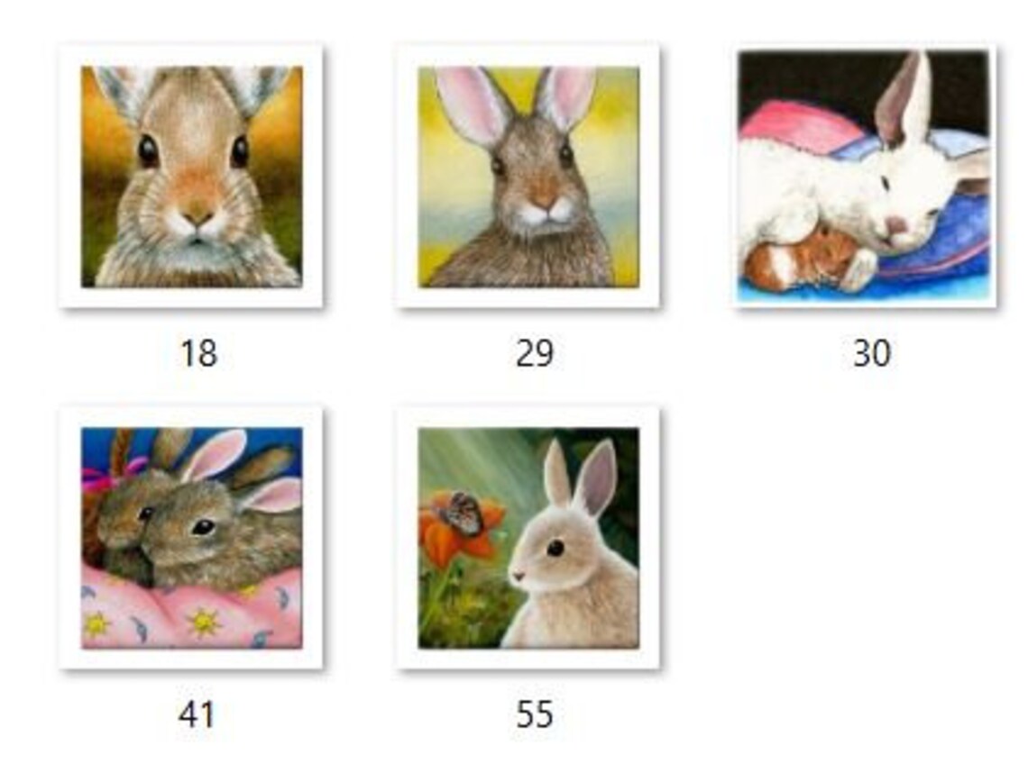 Ceramic Tile 6x6 Inches Decorative Tile Rabbit Bunny Hare - Etsy