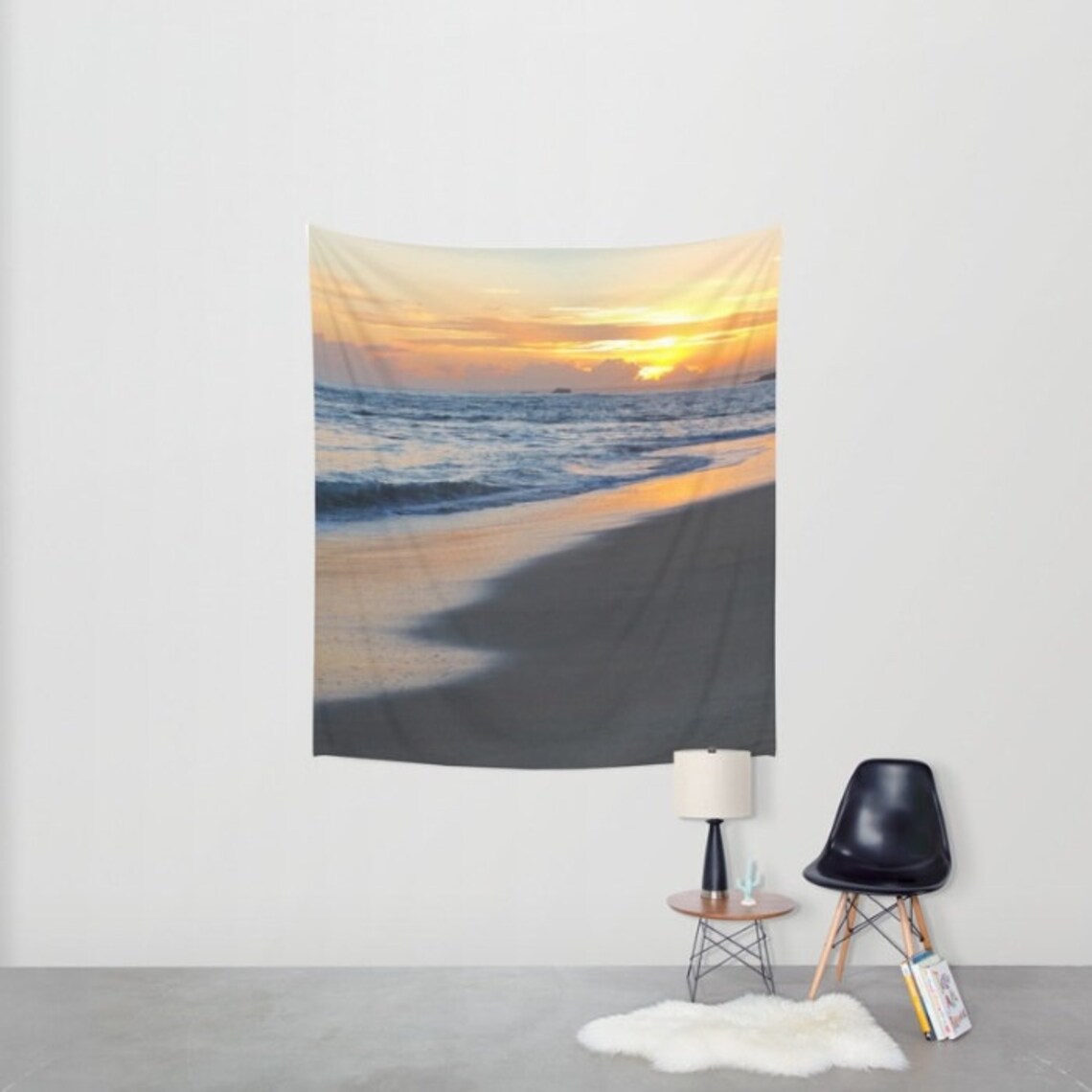 Wall Tapestry Wall Hanging Sofa Throw Photo 19 Beach Sunset - Etsy Canada