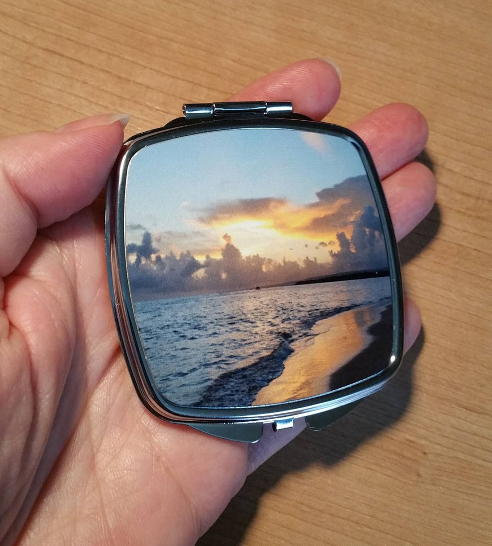 Mirror Compact Mirror Pocket Mirror Purse Bag Accessory Hare - Etsy