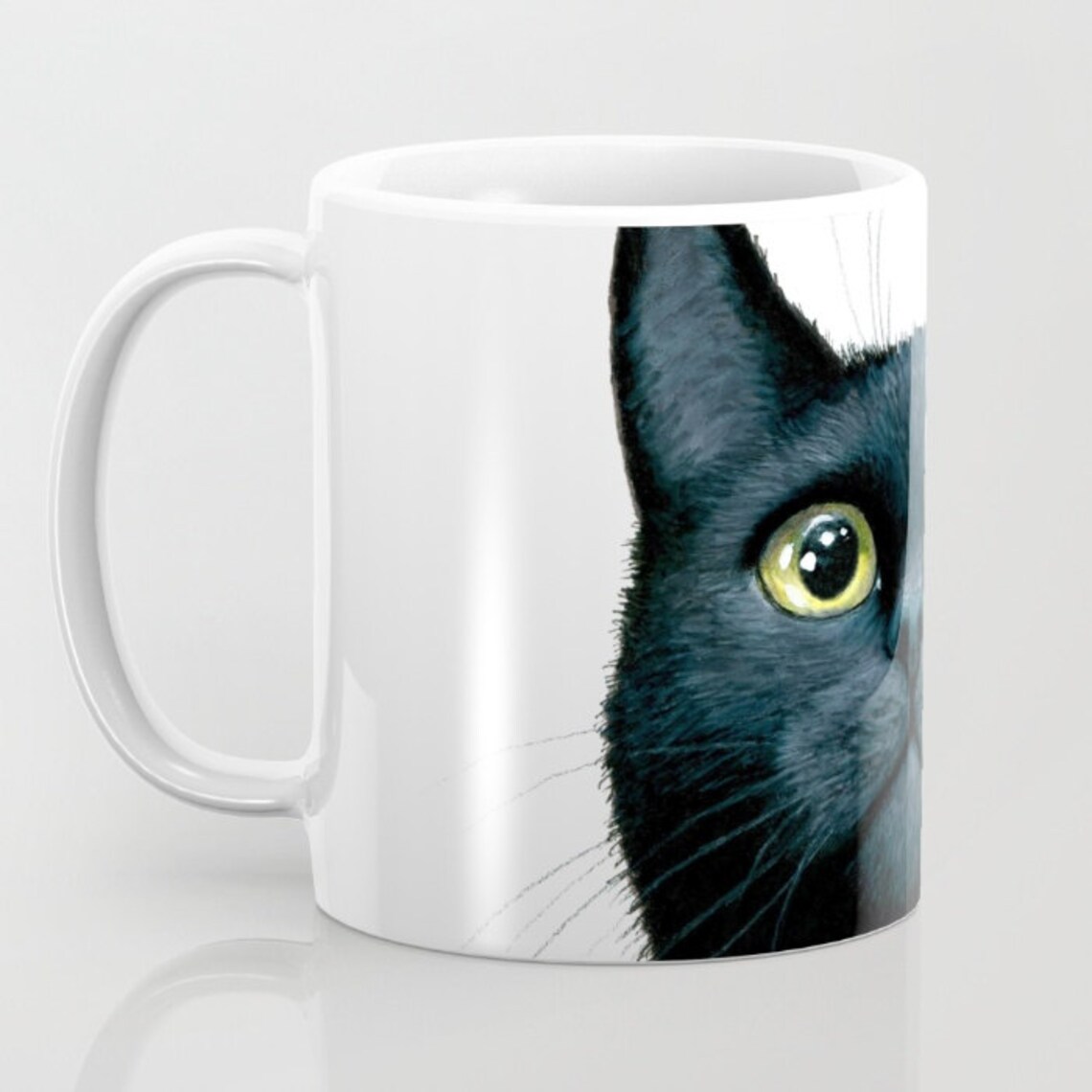 Coffee Mug Black Cat Mug Black Cat Coffee Mug Cup Black | Etsy