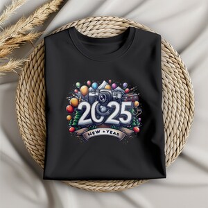 2025 New Year Clipart Editable Digital Designs in PNG & SVG Perfect for ...