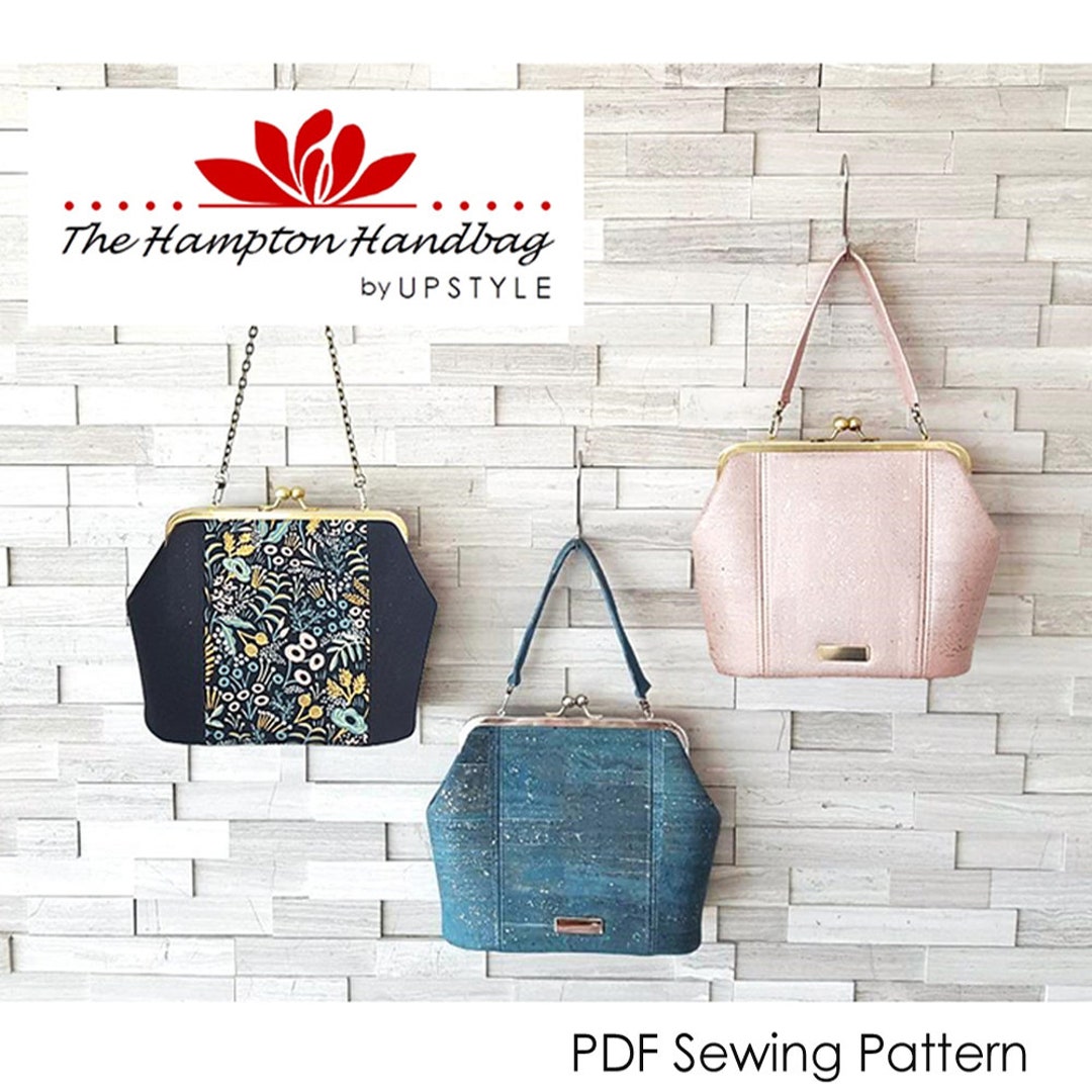 Hampton Handbag PDF Sewing Pattern: Structured Frame Bag - Etsy