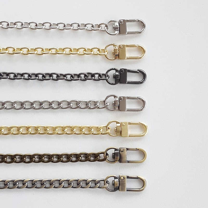 Chain Purse Straps Gold - Etsy