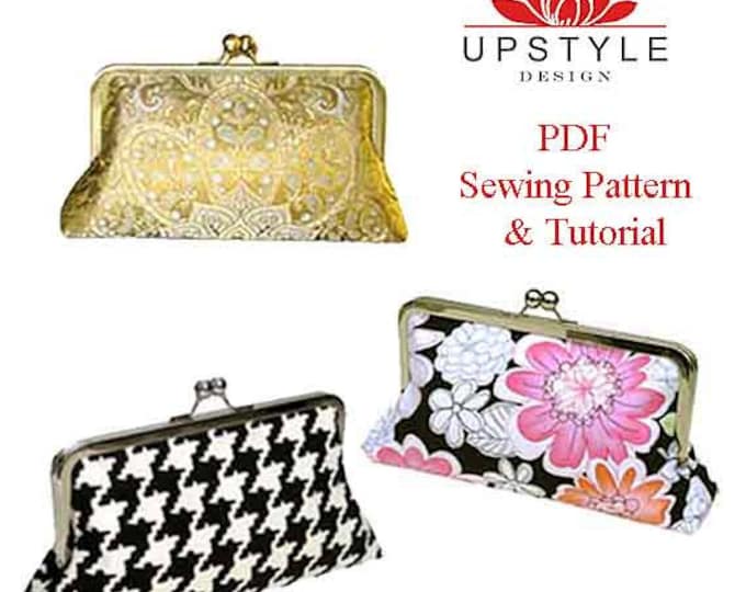 PDF Sewing Pattern - Classic Style Clutch Purse - Pattern Detailed ...
