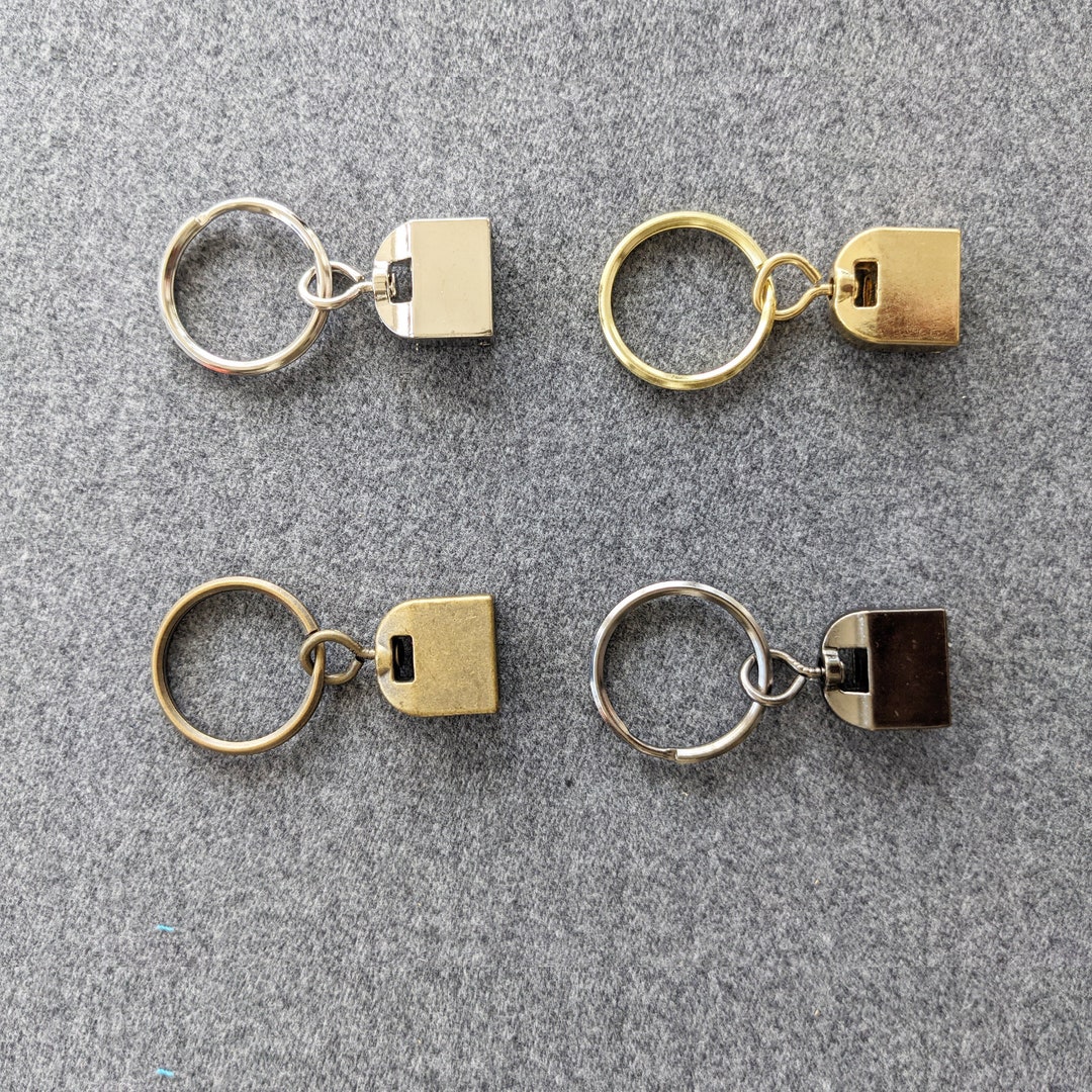 Key Ring Hardware With Tooth Grip - Metal Keyring Clasp - Easy DIY ...