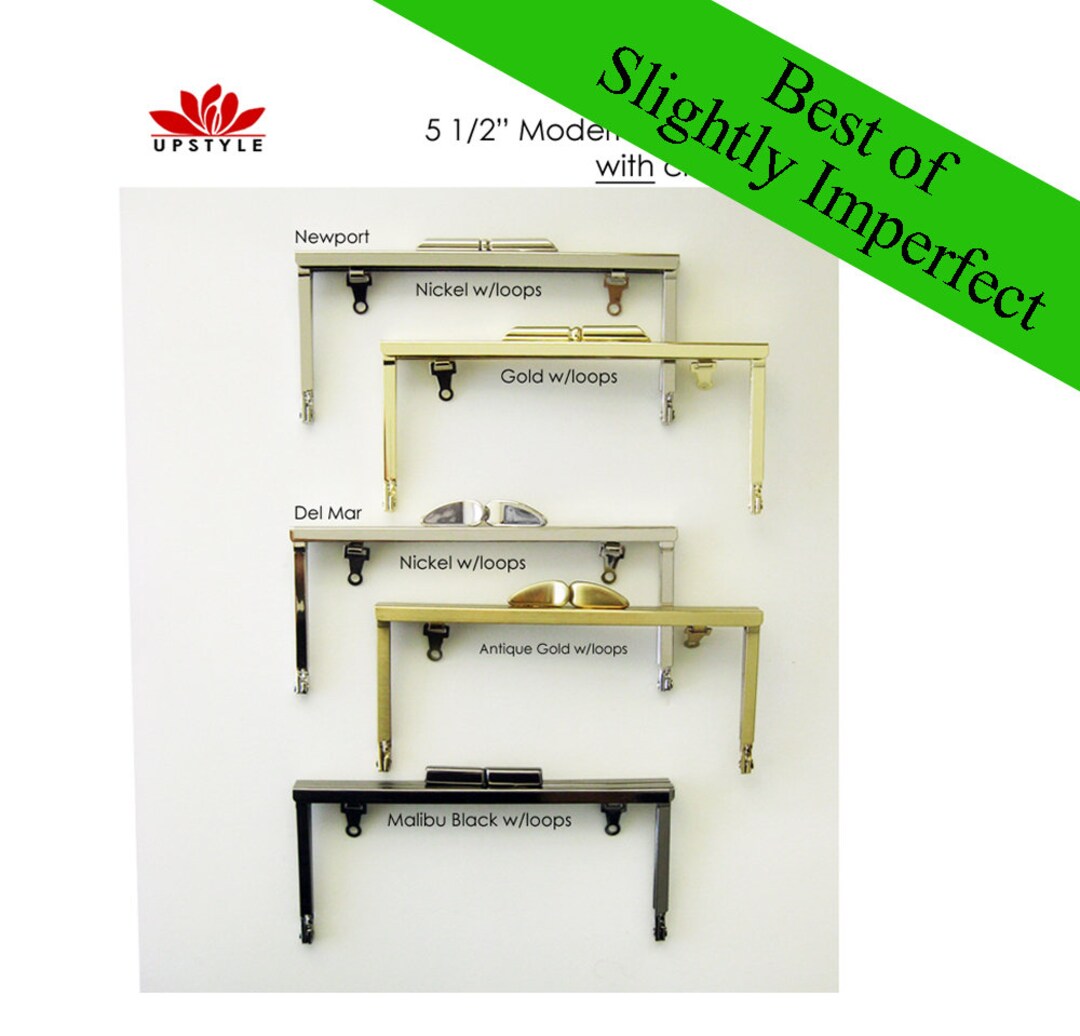 Set of 5 Modern 5 1/2" Clutch Purse Frames - Slightly Imperfect - Etsy