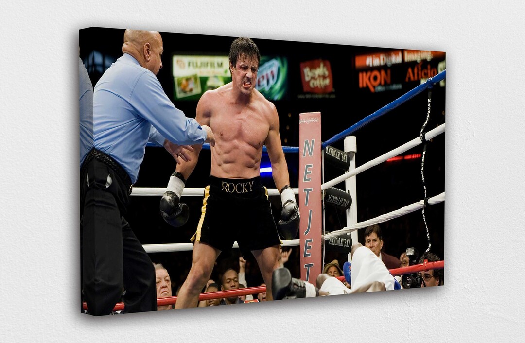 Iconic Scene From the 'rocky' Series: Sylvester Stallone as Rocky ...