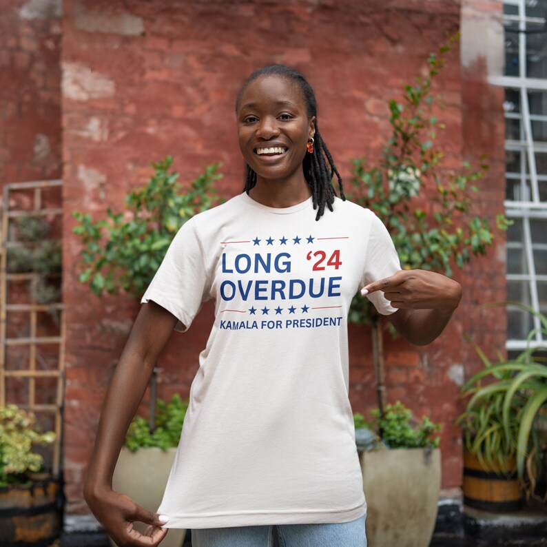 Long Overdue, Kamala Harris Tee - Etsy