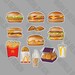 Mcdonald Vinyl Stickers Maccas Stickers Fast Food Stickers - Etsy