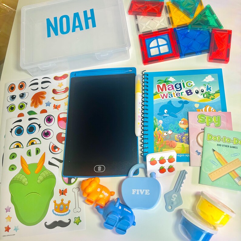 Montessori Busy Box Ages 2 to 5, Toddler and Preschool Learning Kit ...