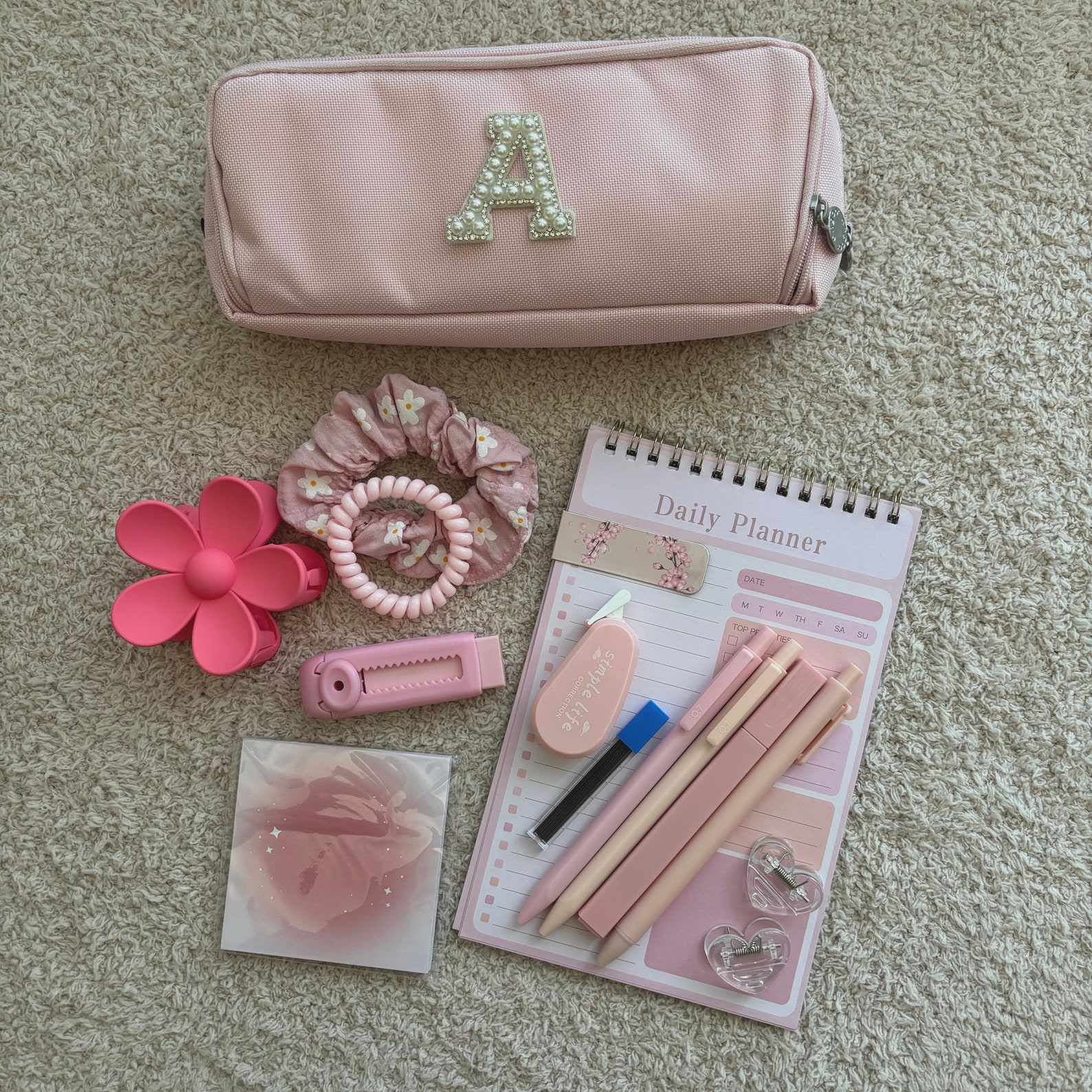 Custom Back to School Pencil Case Set, Gift Idea for Student, Going to ...