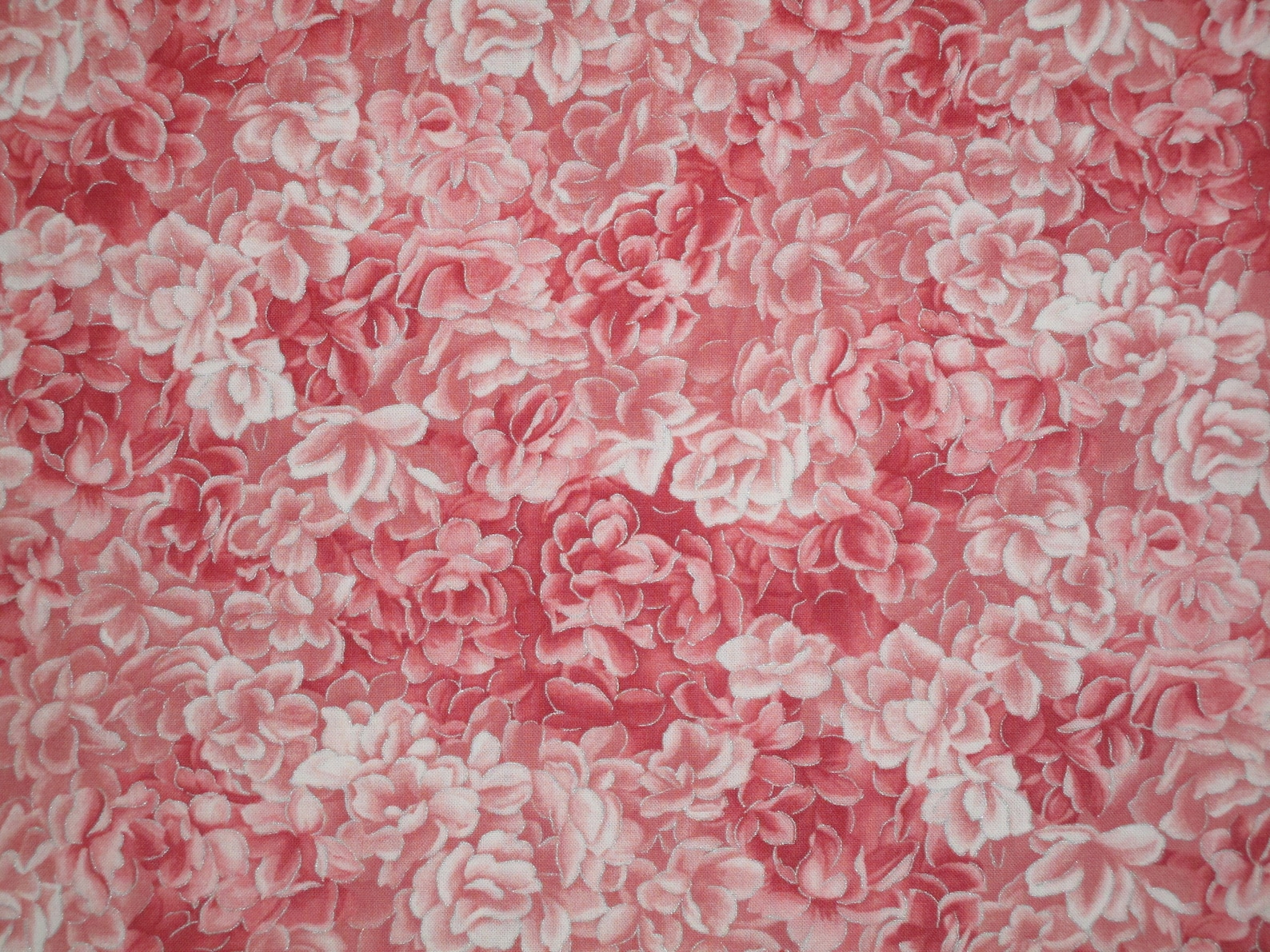 Free Shipping: Cotton Shabby Chic Floral Fabric Bundle/pink & - Etsy