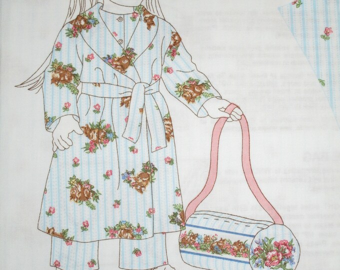 Free Shipping: Vintage 1998 Simplicity 18 Doll Pajamas, Robe, Tote Bag ...