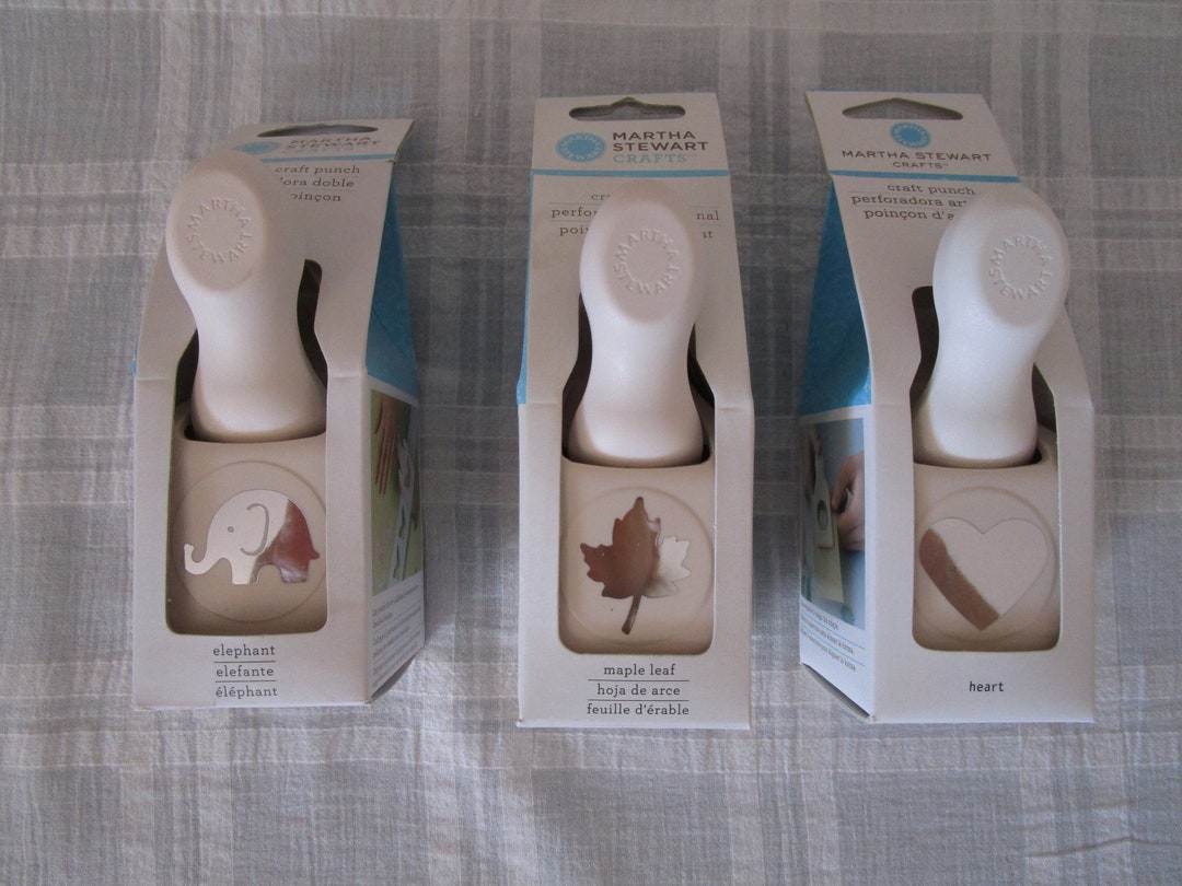 Free Shipping: Martha Stewart NIB Paper Punch Set/three Punches/heart ...