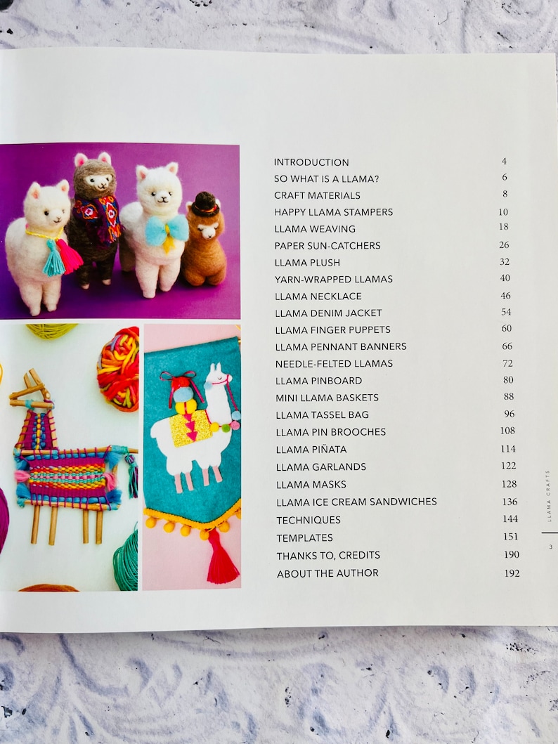 Llama Crafts by Ellen Deakin of Happythought Inspiring Crafts and ...