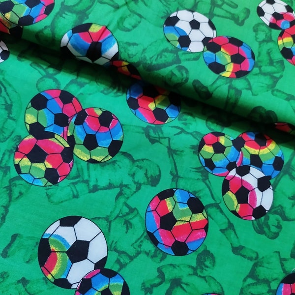 Soccer Fabric - Etsy